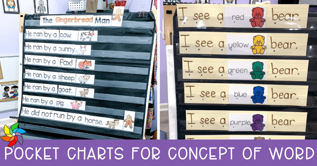 Using Pocket Charts for COW HRZ - Play to Learn Preschool