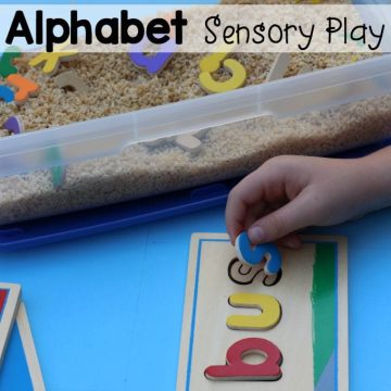 Alphabet Sensory Play - Play to Learn Preschool