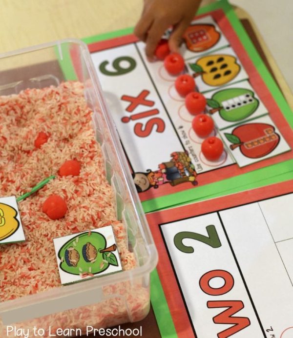 Apple Counting Mats: Visualizing Numbers and Counting Practice