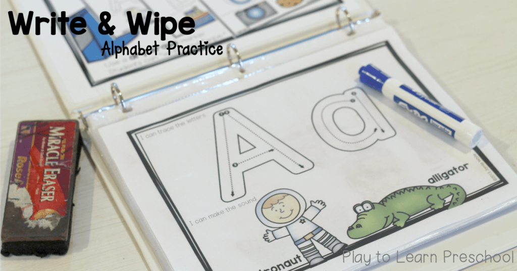 Alphabet Write and Wipe - Play to Learn Preschool
