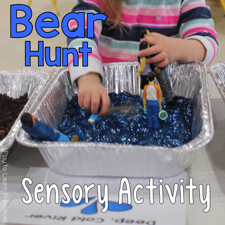 Bear Hunt Sensory - Play to Learn Preschool