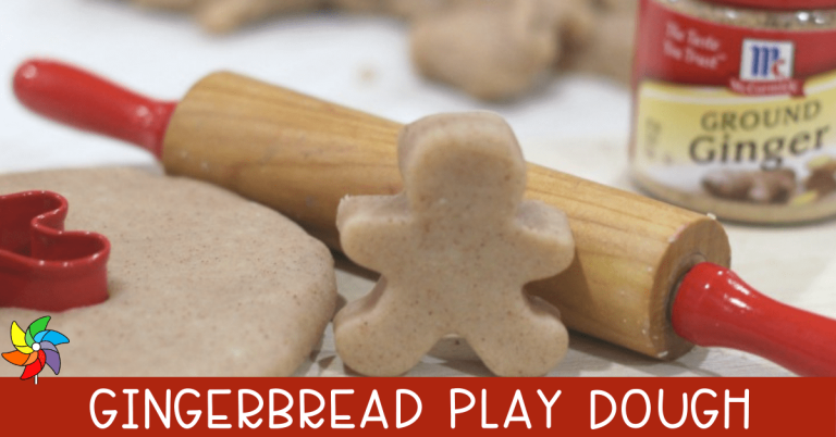 Soft, Sweet Gingerbread Play Dough for Preschool Fun