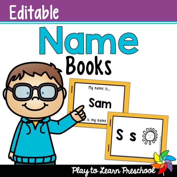 Name Books: Printable, Personalized Letter Practice
