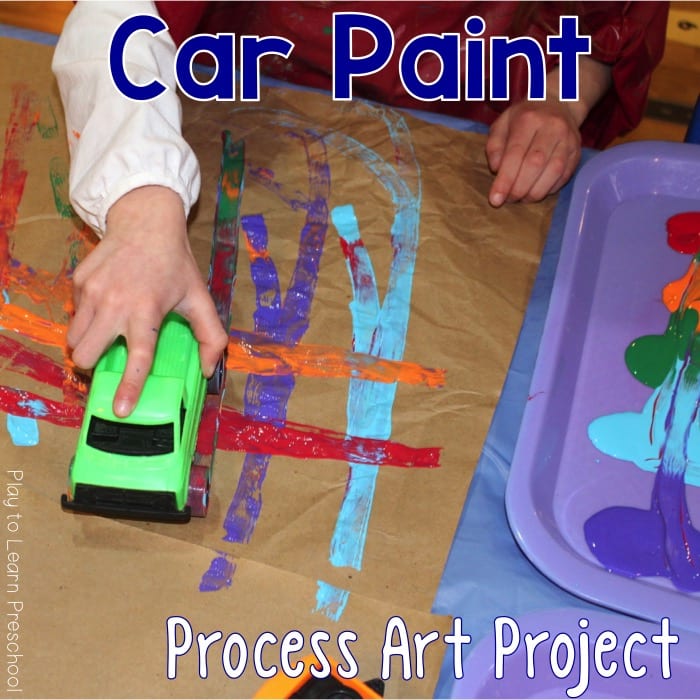 Art Car Paint - Play to Learn Preschool