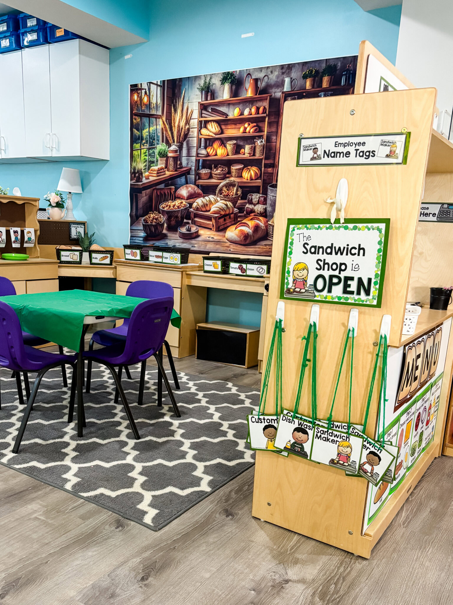 Sandwich Shop Dramatic Play