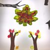 Make Autumn Trees - A Light Table Art Activity for Preschoolers