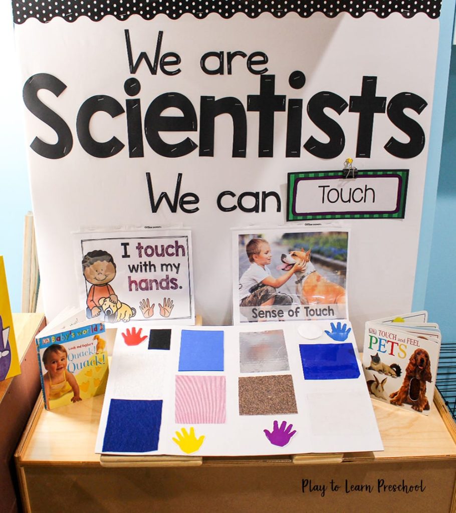 Sense of Touch - 5 Senses - Activity for Preschoolers - Play to Learn ...