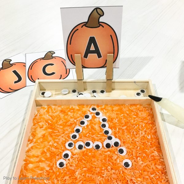 Halloween-writing-trays-preschool-letters-holiday-sensory-literacy