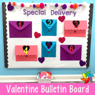Valentine Counting Math Activity for Preschool Students