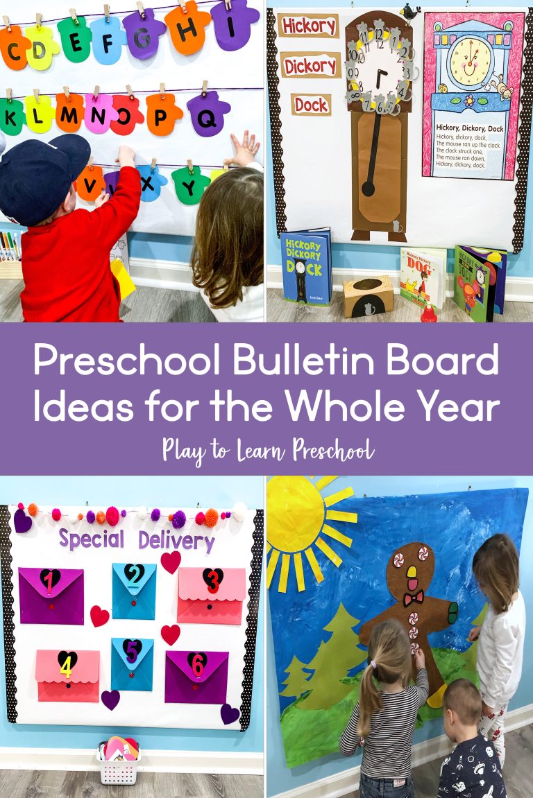 Interactive Bulletin Board Ideas for Preschool - Play to Learn Preschool