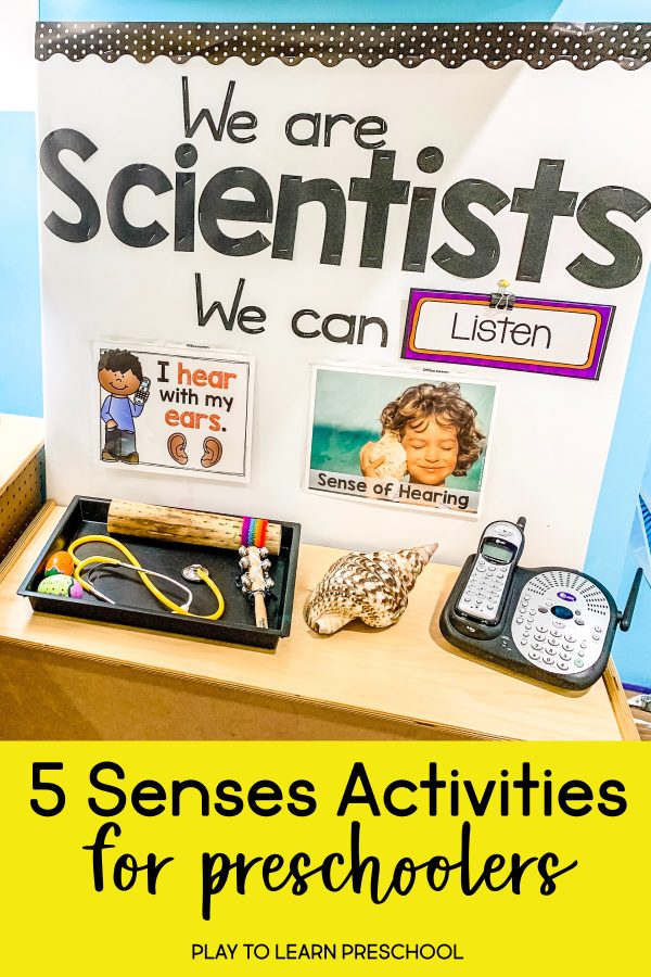 5 Senses Activities for Preschoolers - Science Centers