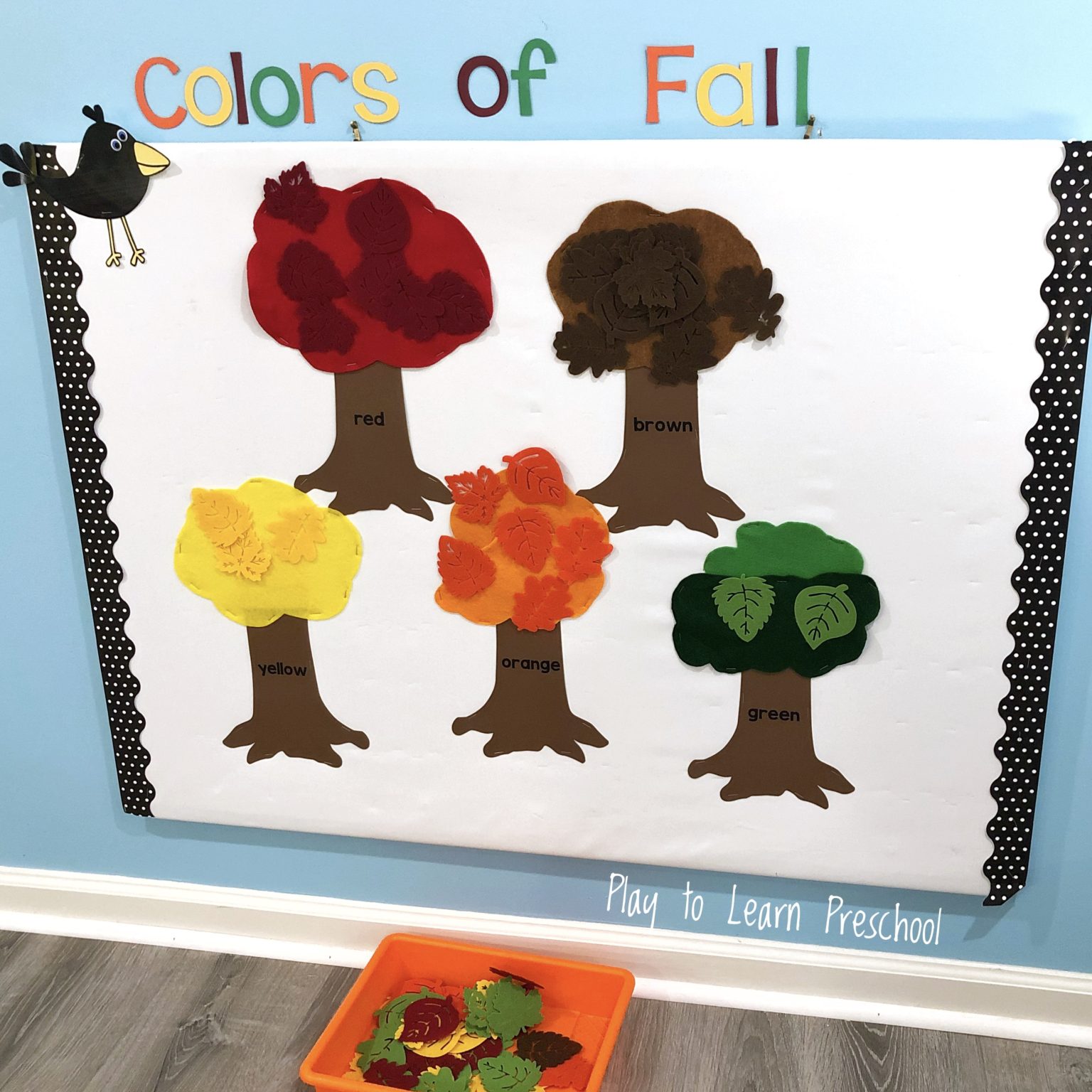 Fall Bulletin Board for Preschoolers for Preschoolers