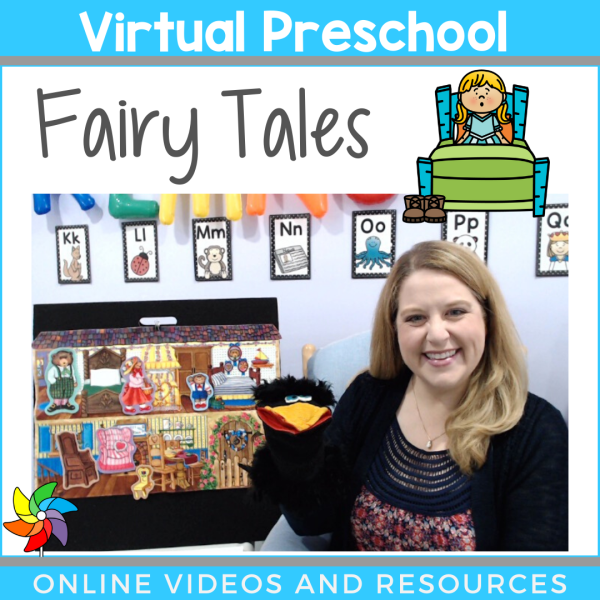 Virtual Preschool - Fairy Tales Circle Time Videos - Play to Learn ...