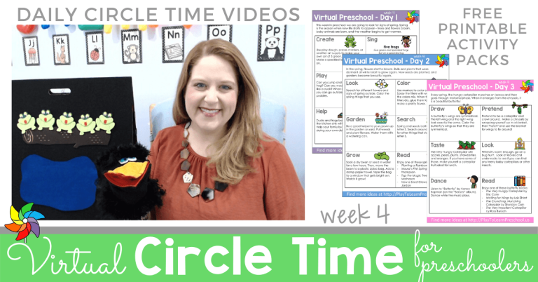 Virtual Preschool - Signs of Spring Circle Time Videos