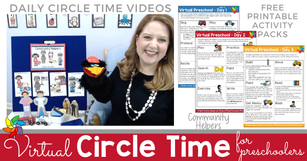 Community Helpers Circle Time - Virtual Preschool