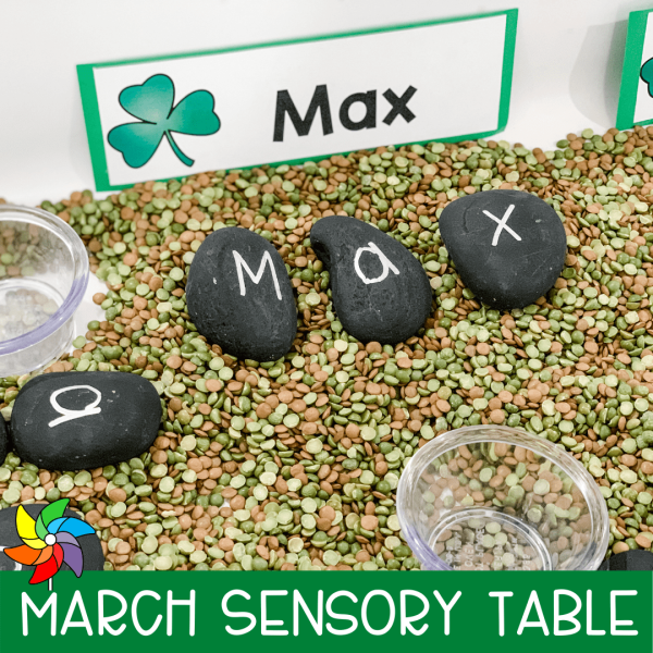 Insta-Snow Sensory Table