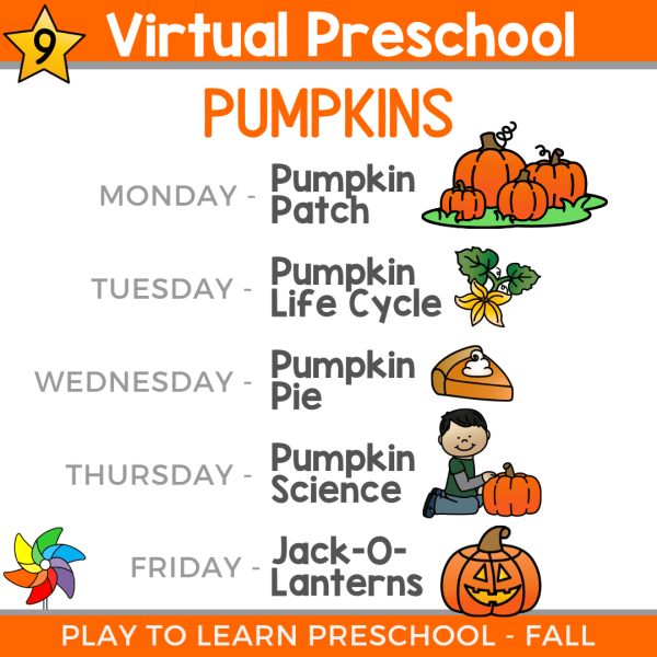 FALL - Week 9 - Pumpkins - Play to Learn Preschool