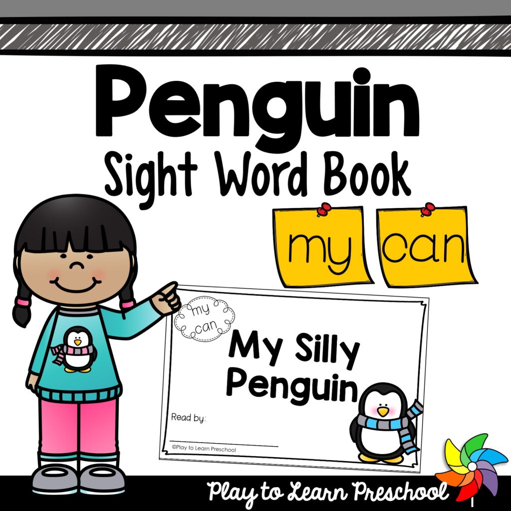 Free Penguin Emergent Reader Book - Play to Learn Preschool