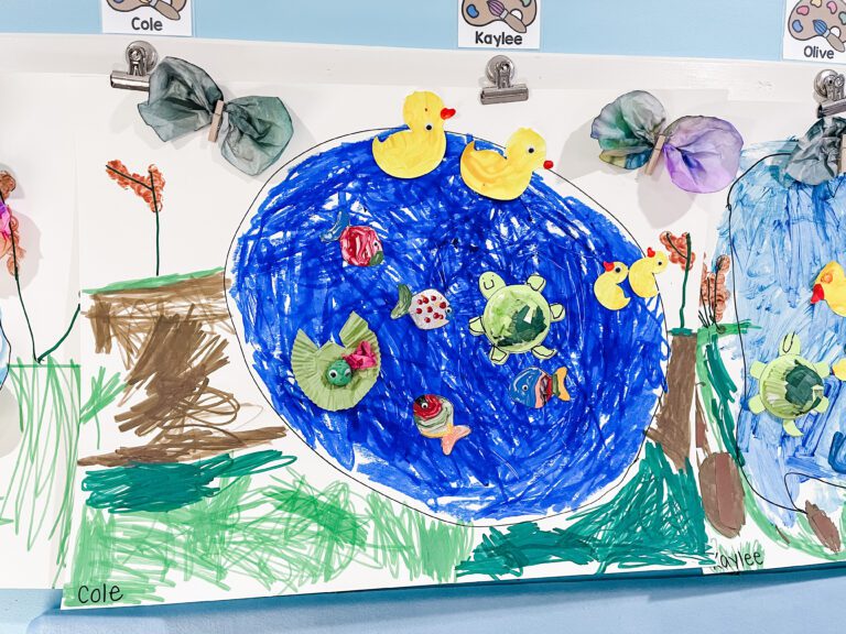Preschool Pond Murals - Play to Learn Preschool