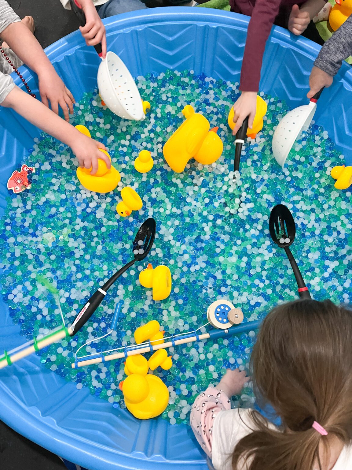 Water Beads Sensory Play Pond