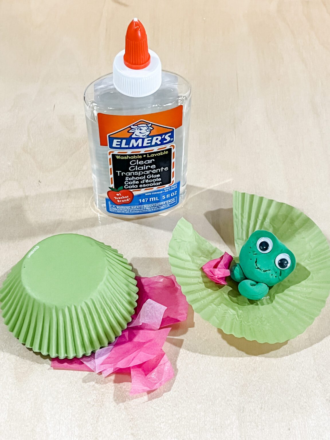 Easy Preschool Frog Craft