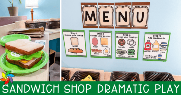 Sandwich Shop Dramatic Play