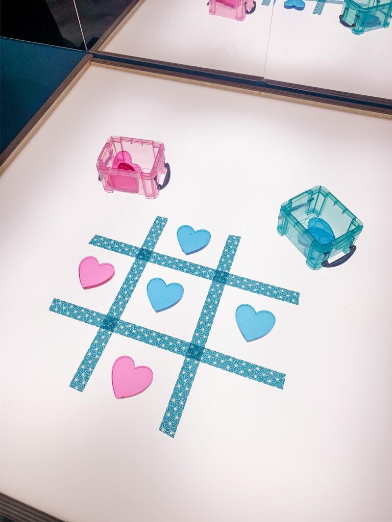 Valentine's Day Light Table Activities - Play to Learn Preschool