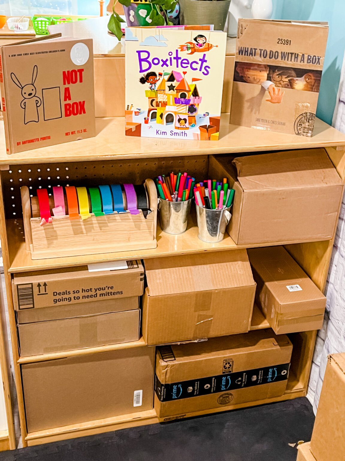Box Play in the Block Area - Play to Learn Preschool