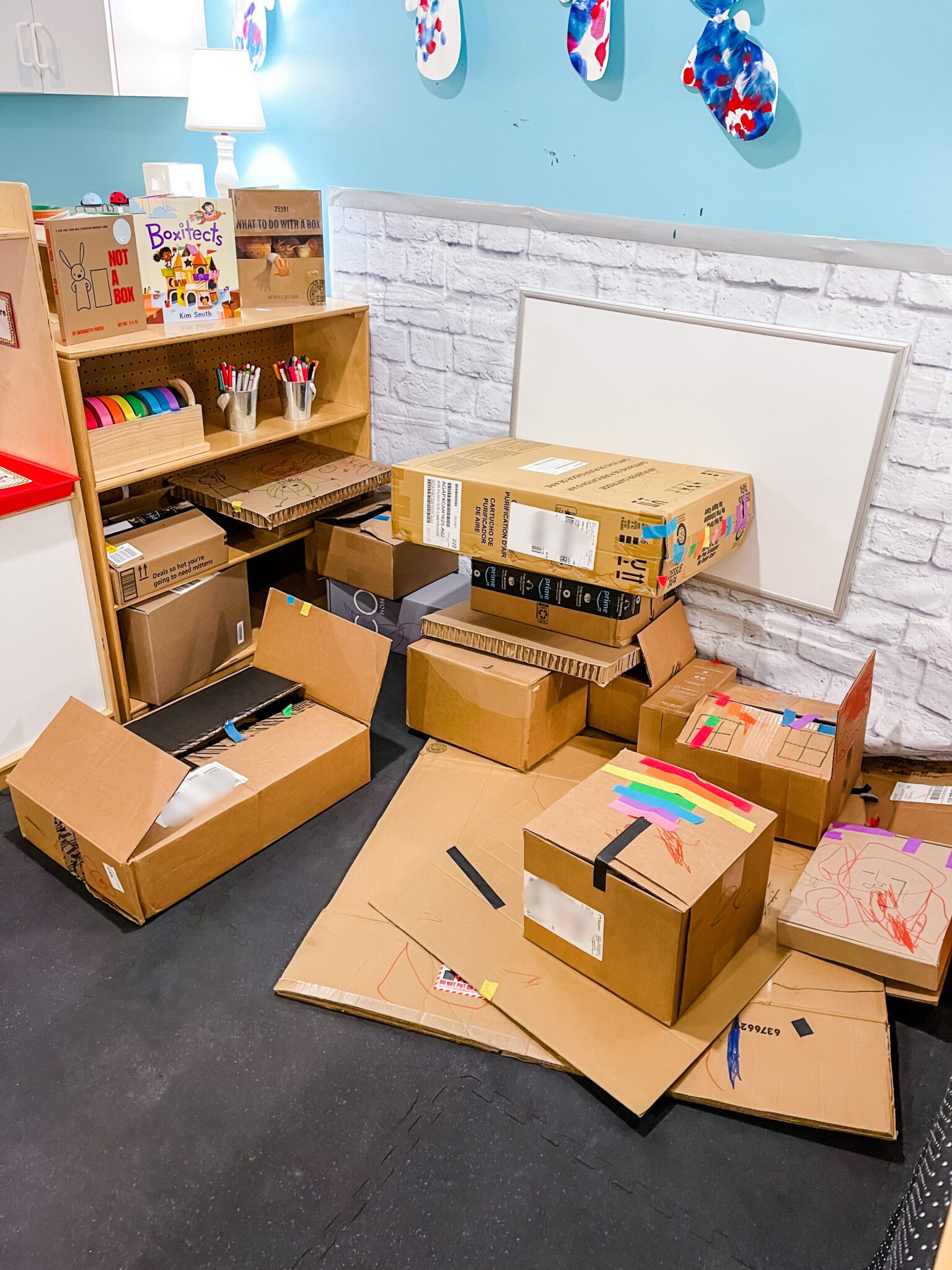 Box Play in the Block Area - Play to Learn Preschool