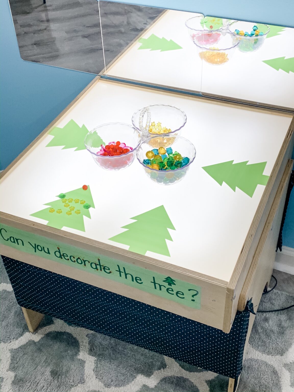 Christmas Light Table Activities for the Preschool Classroom - Play to ...