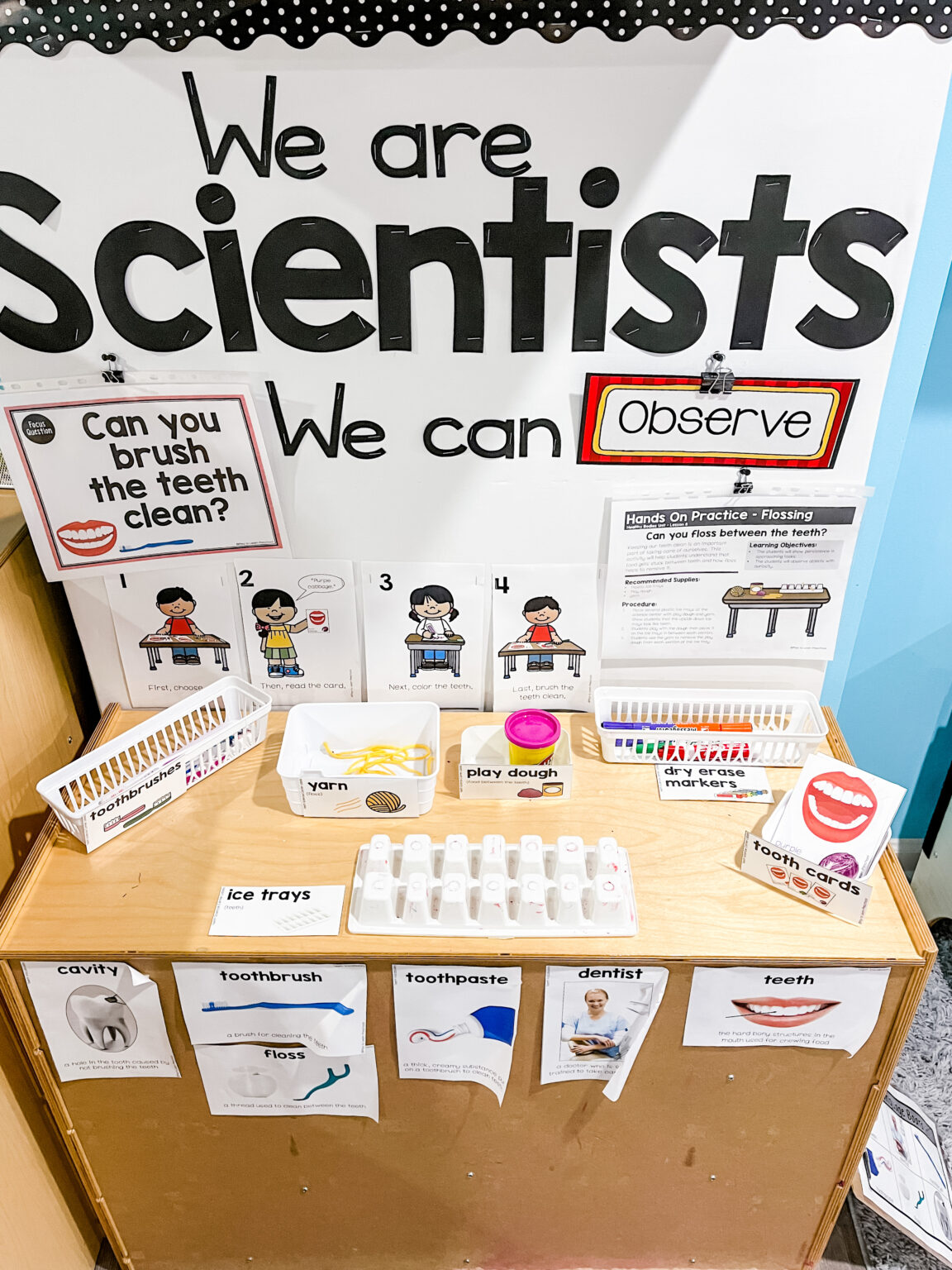 Dental Health Activities and Centers for Preschool - Play to Learn ...