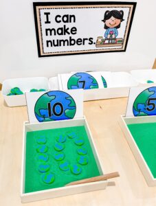 Sand Writing for Earth Day (and Beyond!) - Play to Learn Preschool