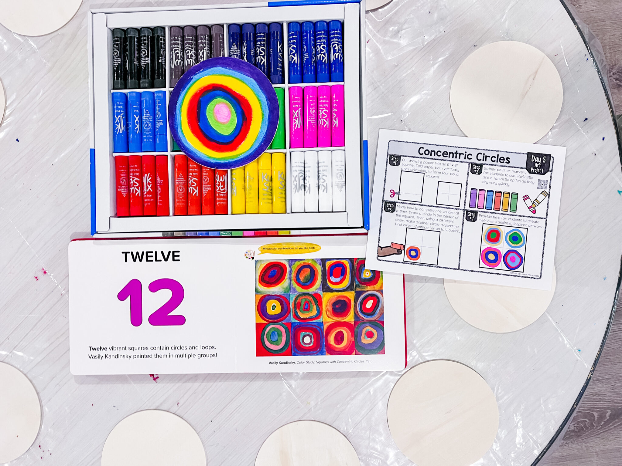 Kandinsky Art for Preschoolers - Play to Learn Preschool