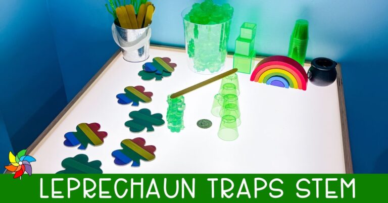 Leprechaun Traps Light Table STEM Challenge for Preschoolers - Play to ...