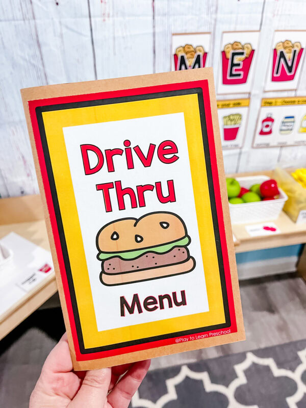 Dramatic Play Drive-Thru for Preschoolers - Play to Learn Preschool