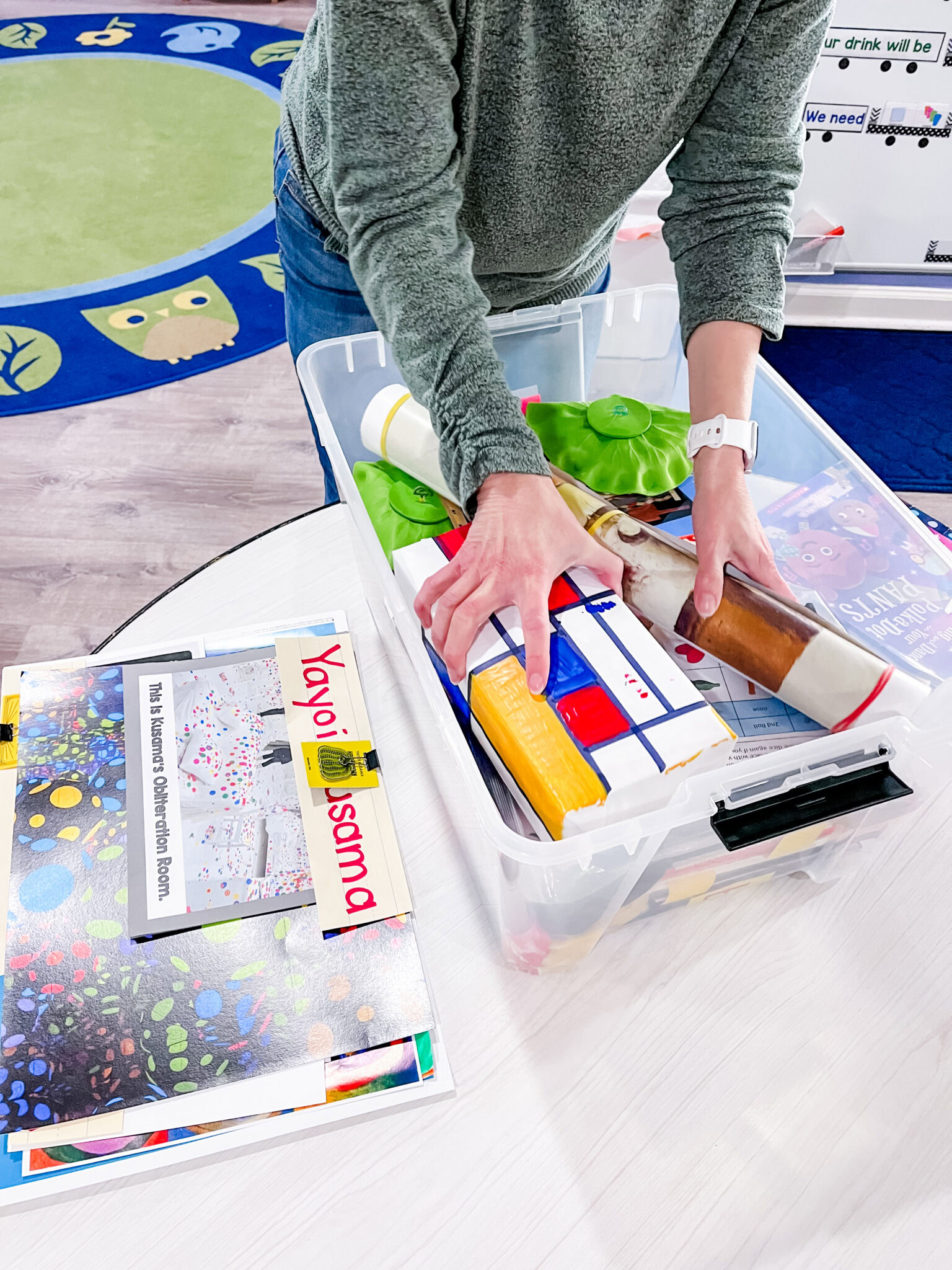 Packing Up Famous Artists Unit Storage(2) - Play to Learn Preschool