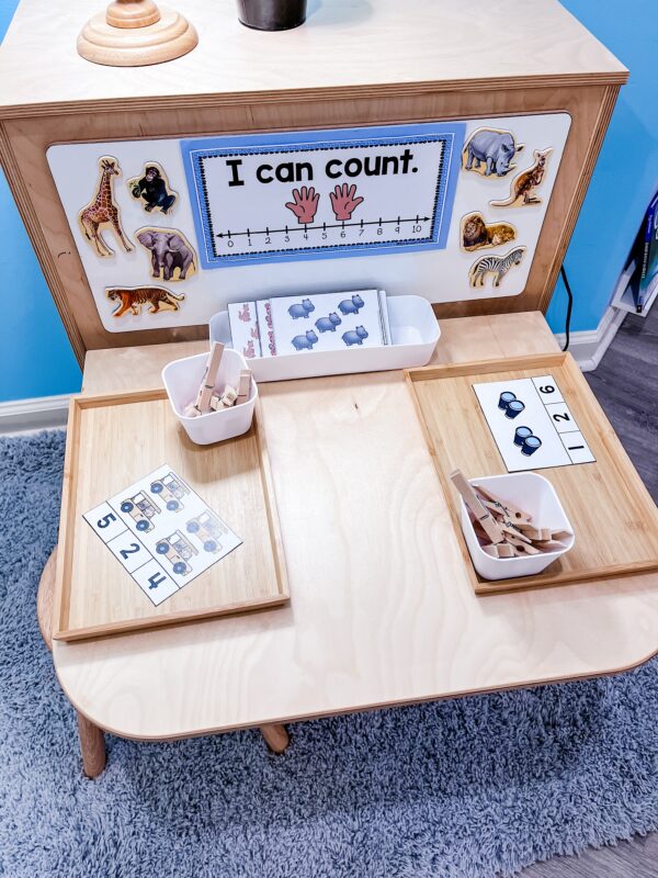 20 Hands-On Preschool Math Centers - Play to Learn Preschool