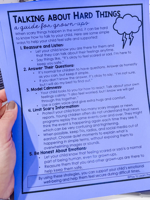 Preschool Handouts for Essential School-Home Communication - Play to ...
