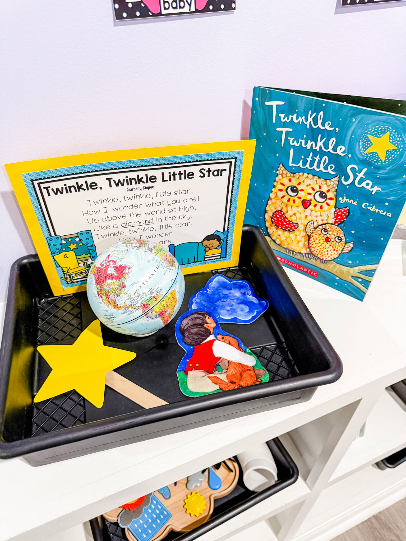 Nursery Rhyme Retelling Trays - Play to Learn Preschool