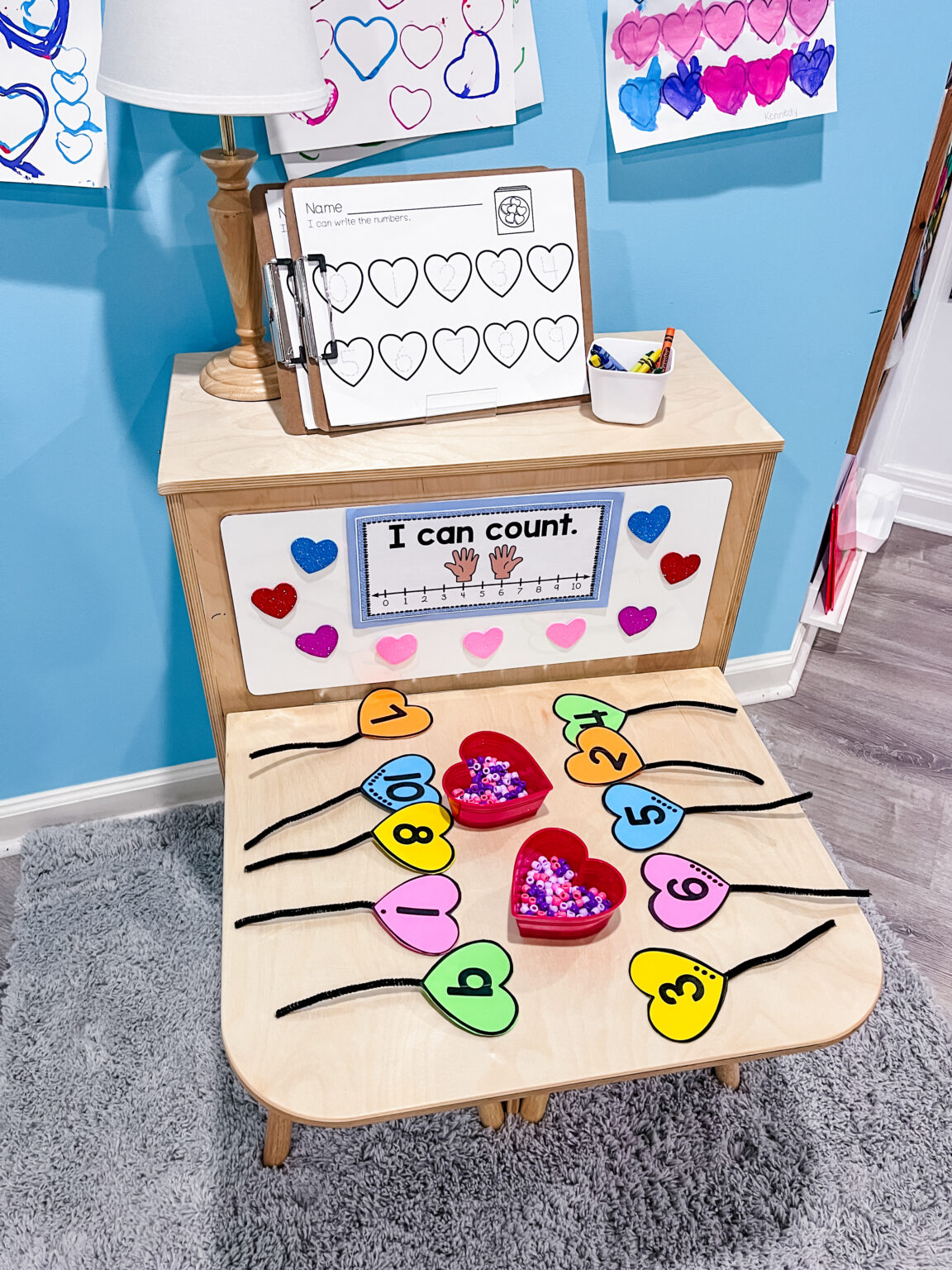 20 Hands-On Preschool Math Centers - Play to Learn Preschool