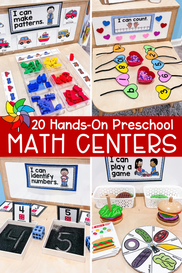 Preschool Math Centers (1) - Play to Learn Preschool