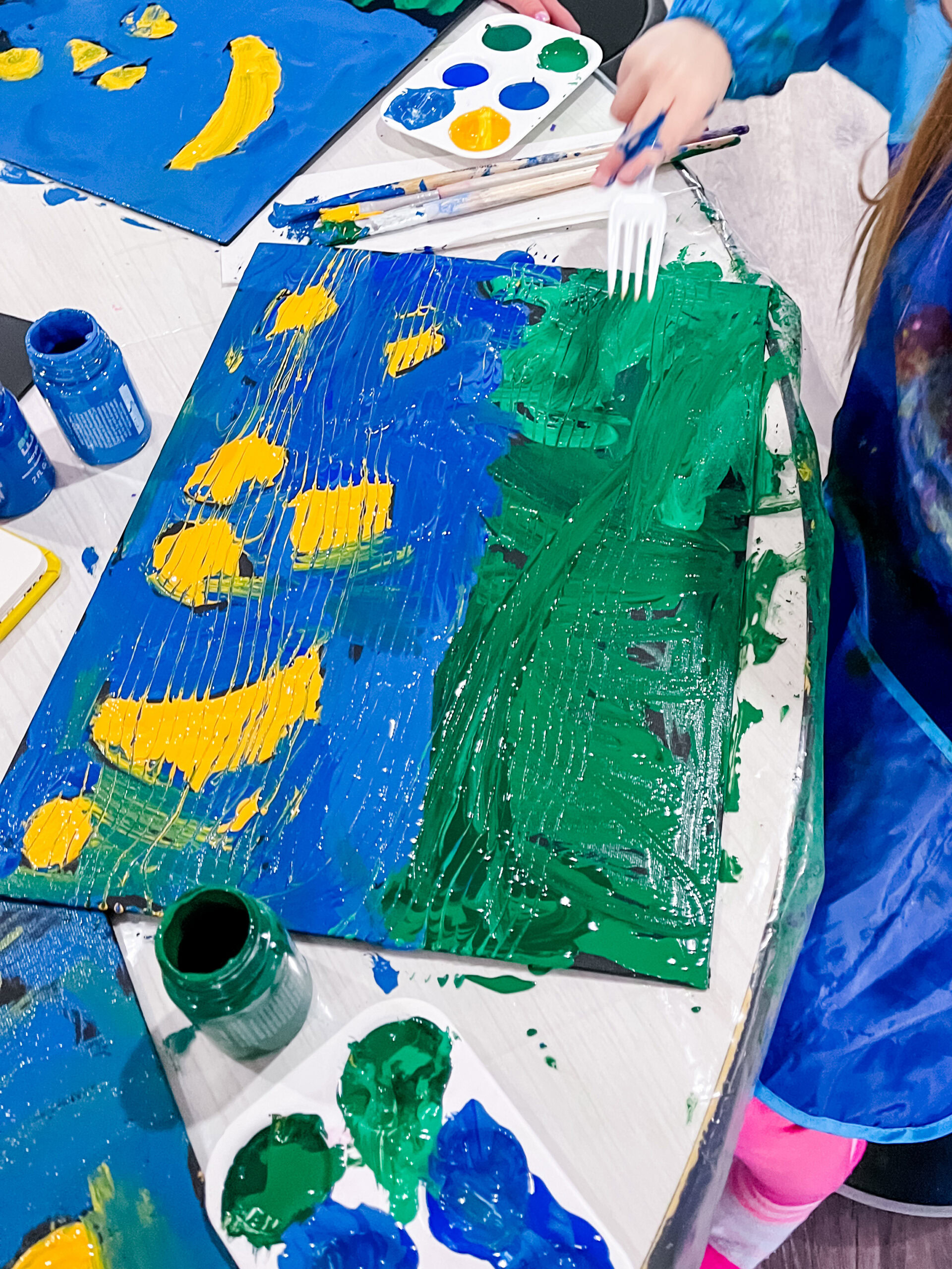 Van Gogh Starry Night Art Project(9) - Play to Learn Preschool