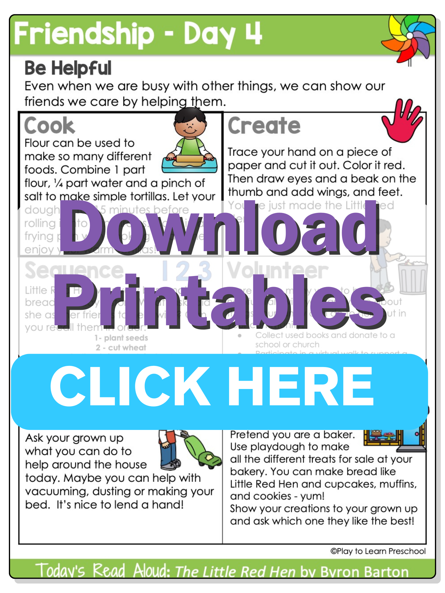 Preschool Friendship Lesson Enrichment Ideas (4) - Play to Learn Preschool