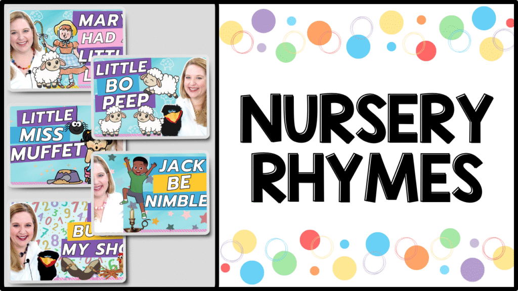 Preschool NURSERY RHYMES Preschool Lessons - Play to Learn Preschool