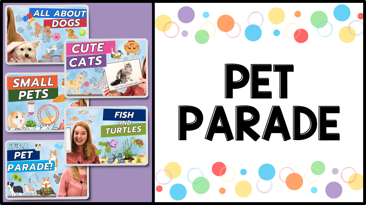 Preschool PET PARADE Preschool Lessons - Play to Learn Preschool