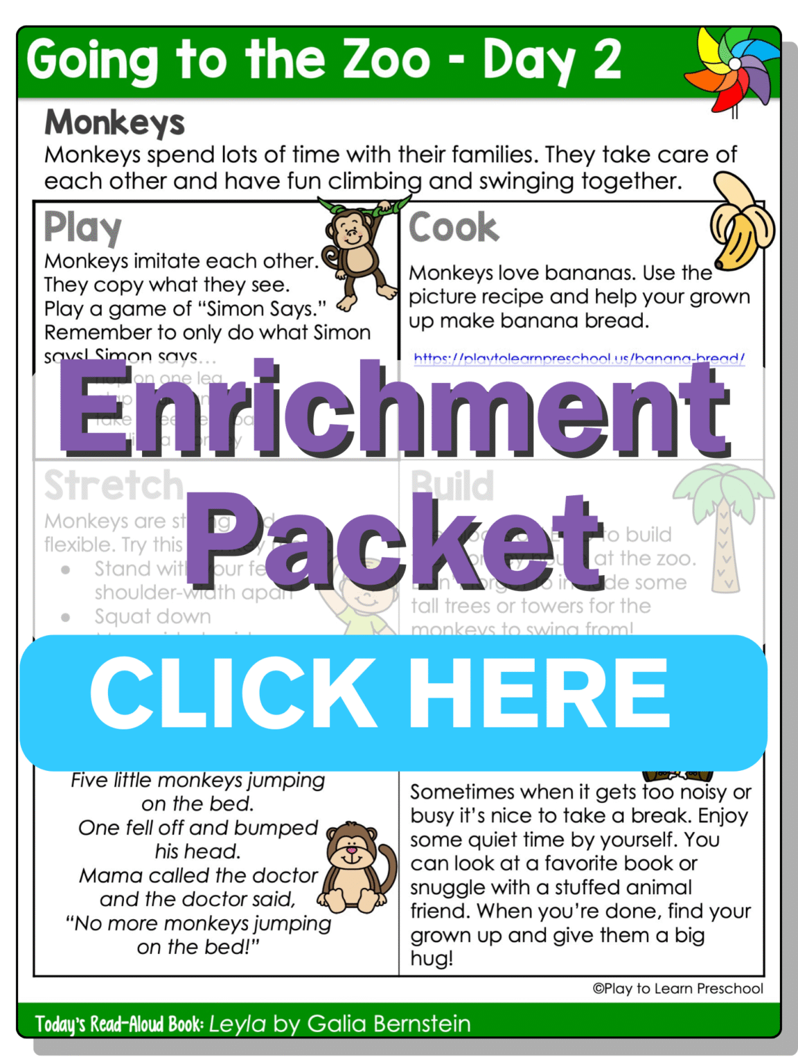 Zoo Theme for Preschool Circle Time - Play to Learn Preschool