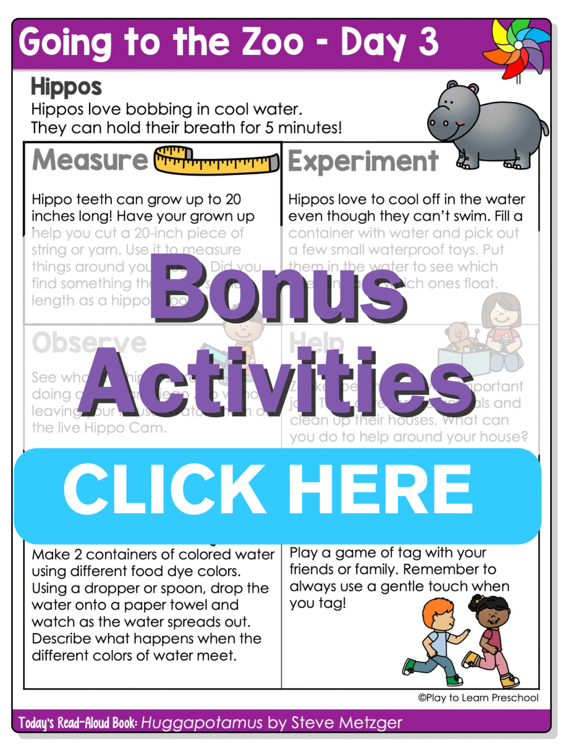 Zoo Theme for Preschool Circle Time - Play to Learn Preschool