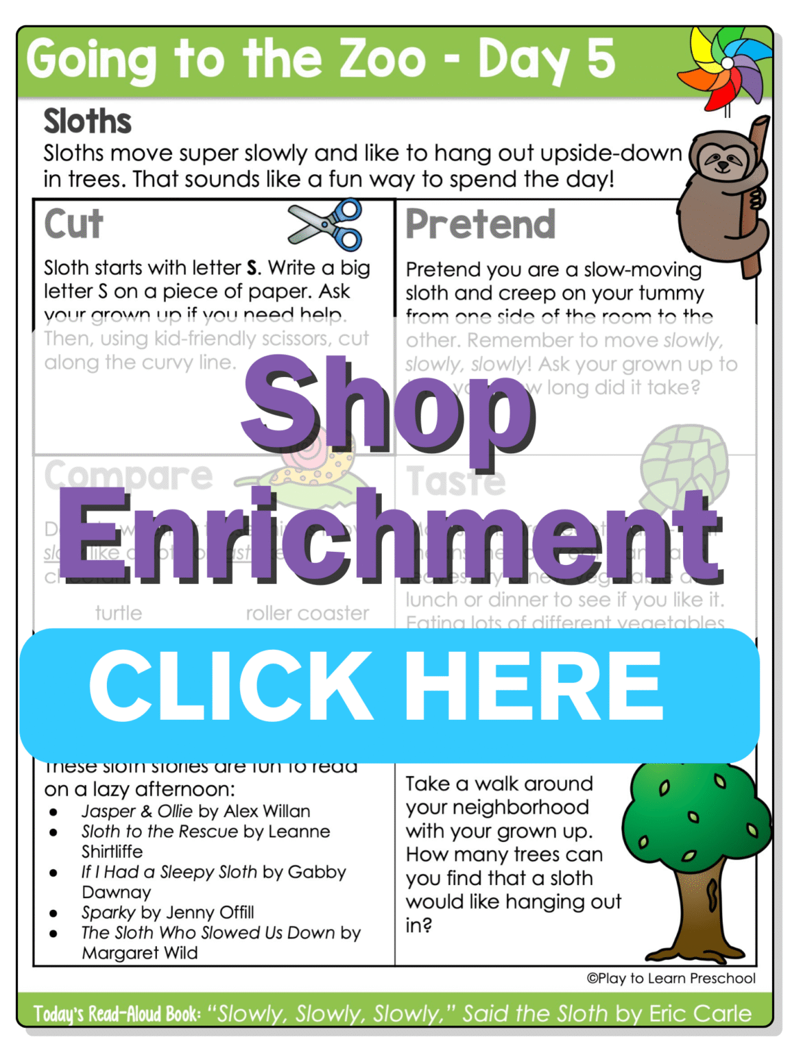 Zoo Theme for Preschool Circle Time - Play to Learn Preschool