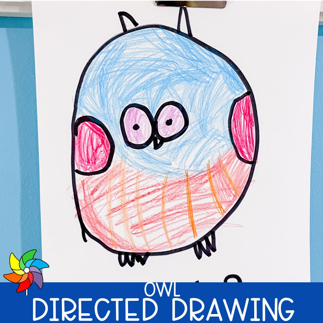 Rain and Wind Process Art Project for Preschoolers