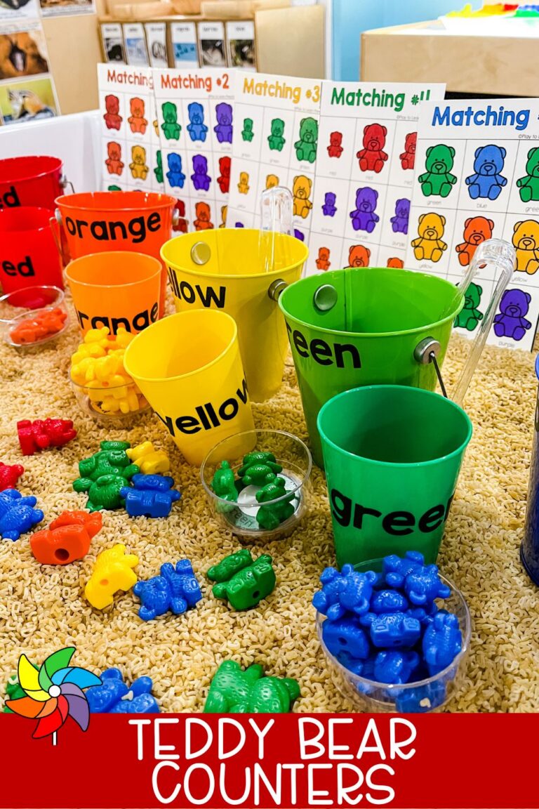 Teddy Bear Counters PIN - Play to Learn Preschool